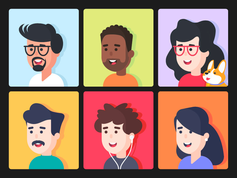 Avatar by Nadia Chibis on Dribbble