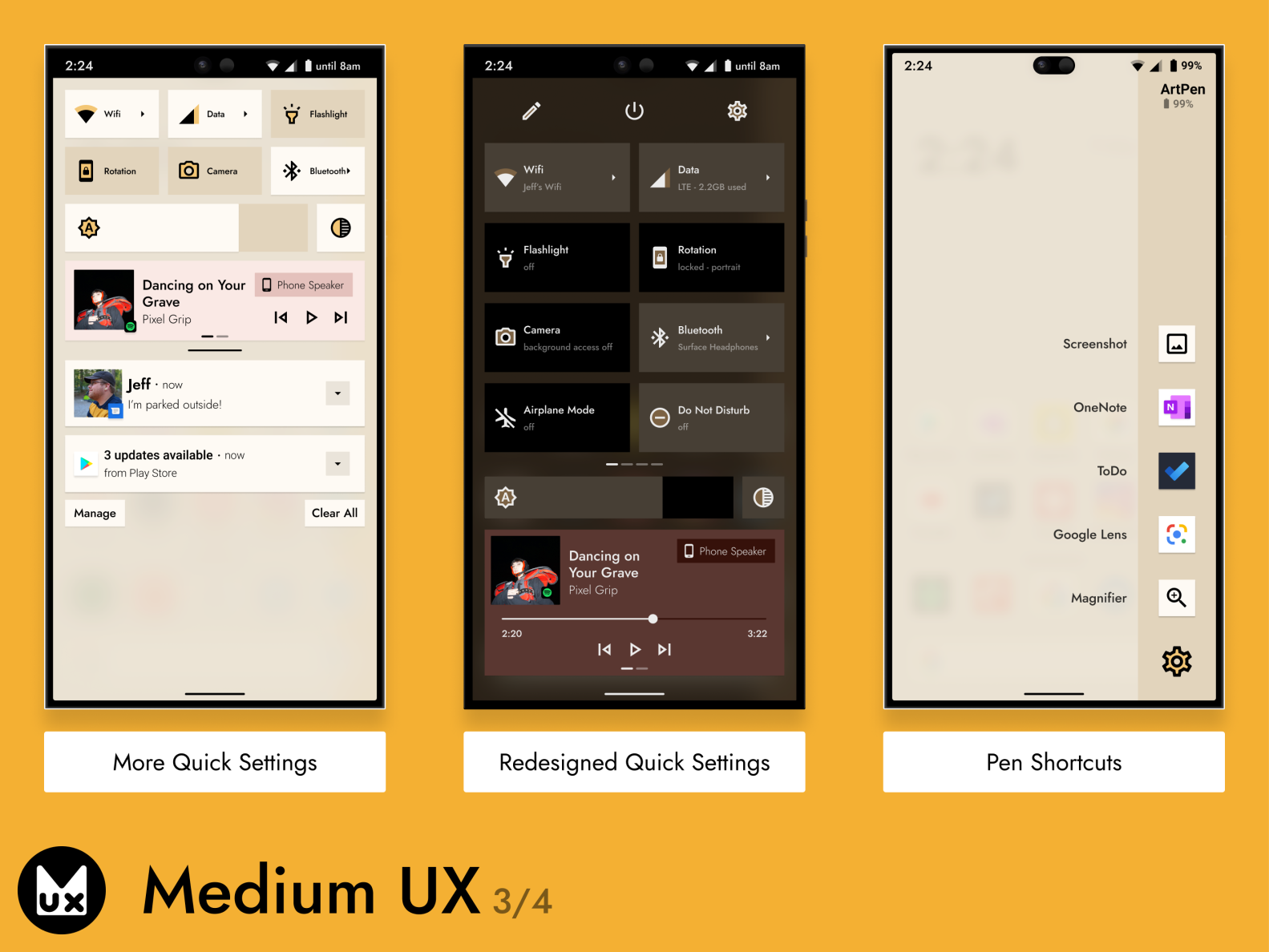 Medium UX pt.3 by Jacob Estep on Dribbble