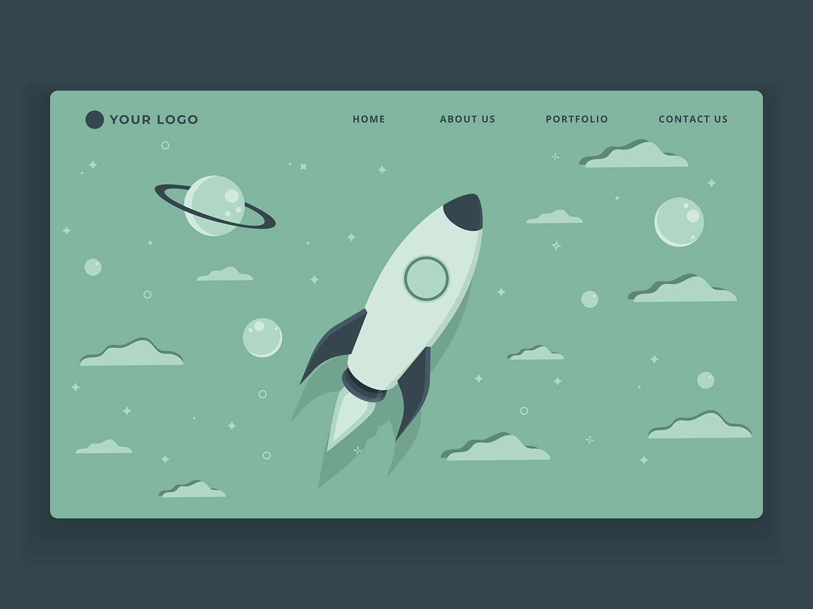 Explore - Spaceship Flying theme by satheesh sankaran on Dribbble