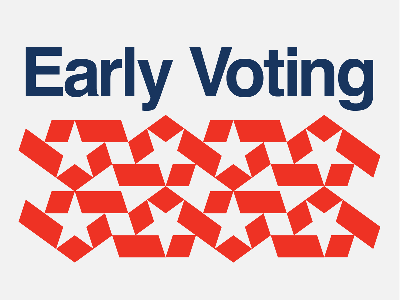 Early Voting Starts Today by Eric Moe on Dribbble