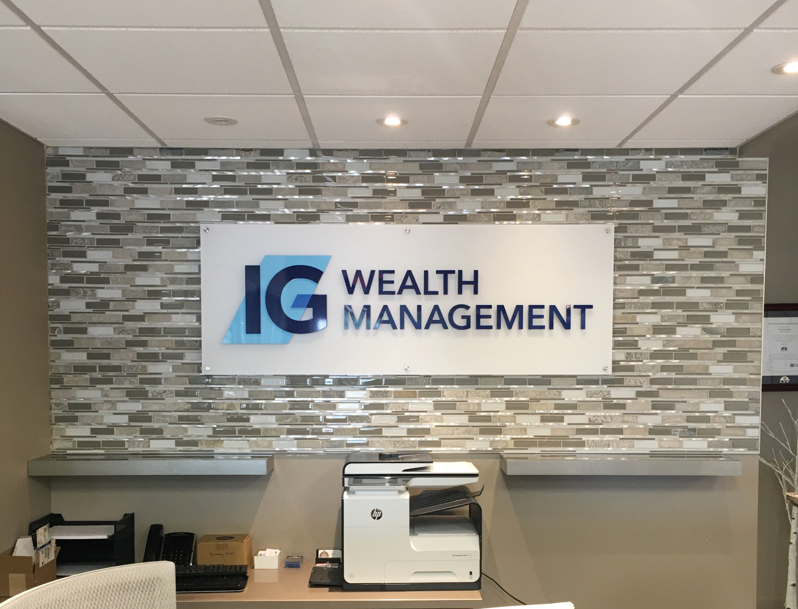 Find Uniquely-Designed Custom Lobby Signs by Captivating Signs on Dribbble