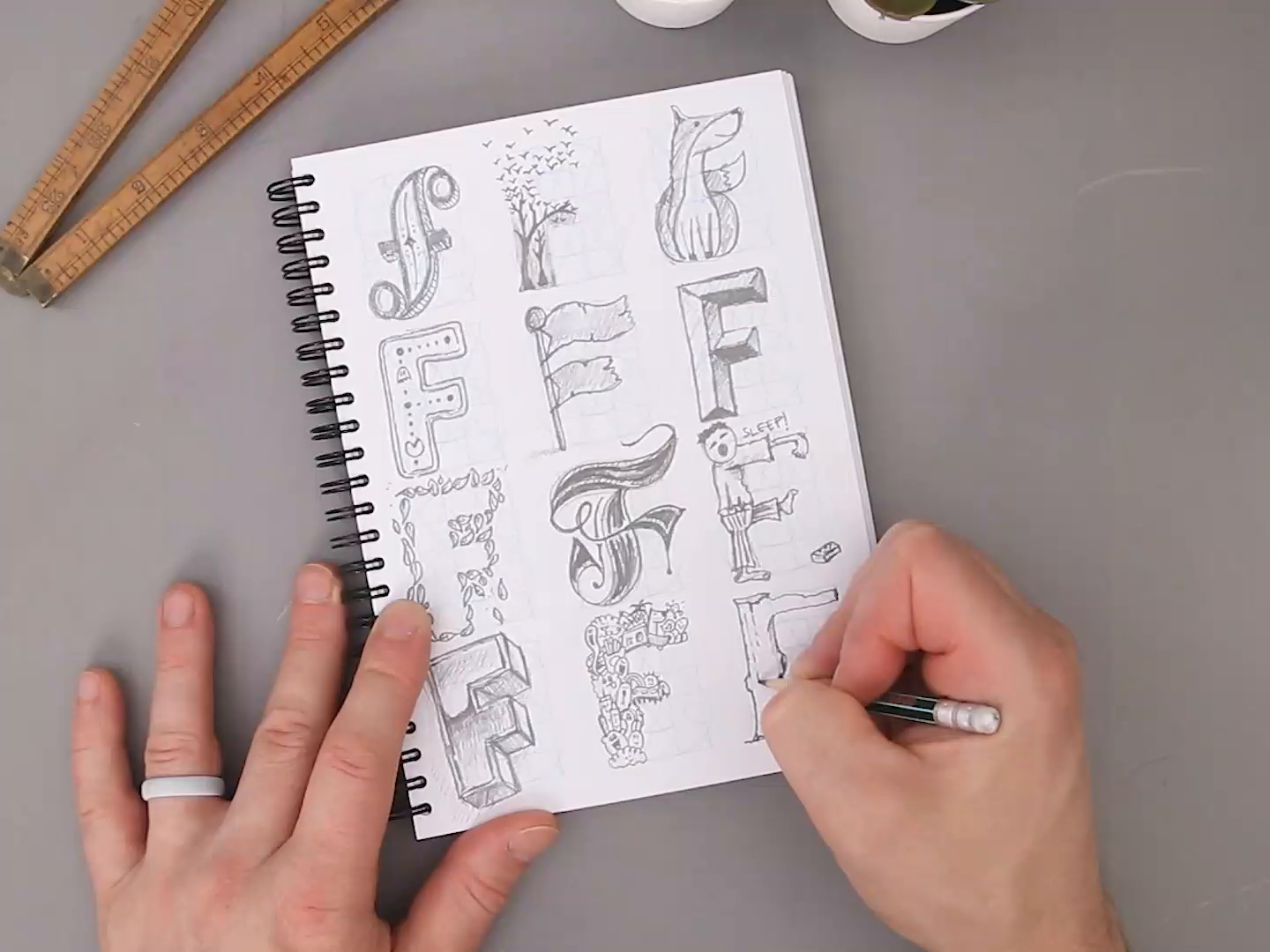 12 Types of Letter F by Ian Barnard on Dribbble