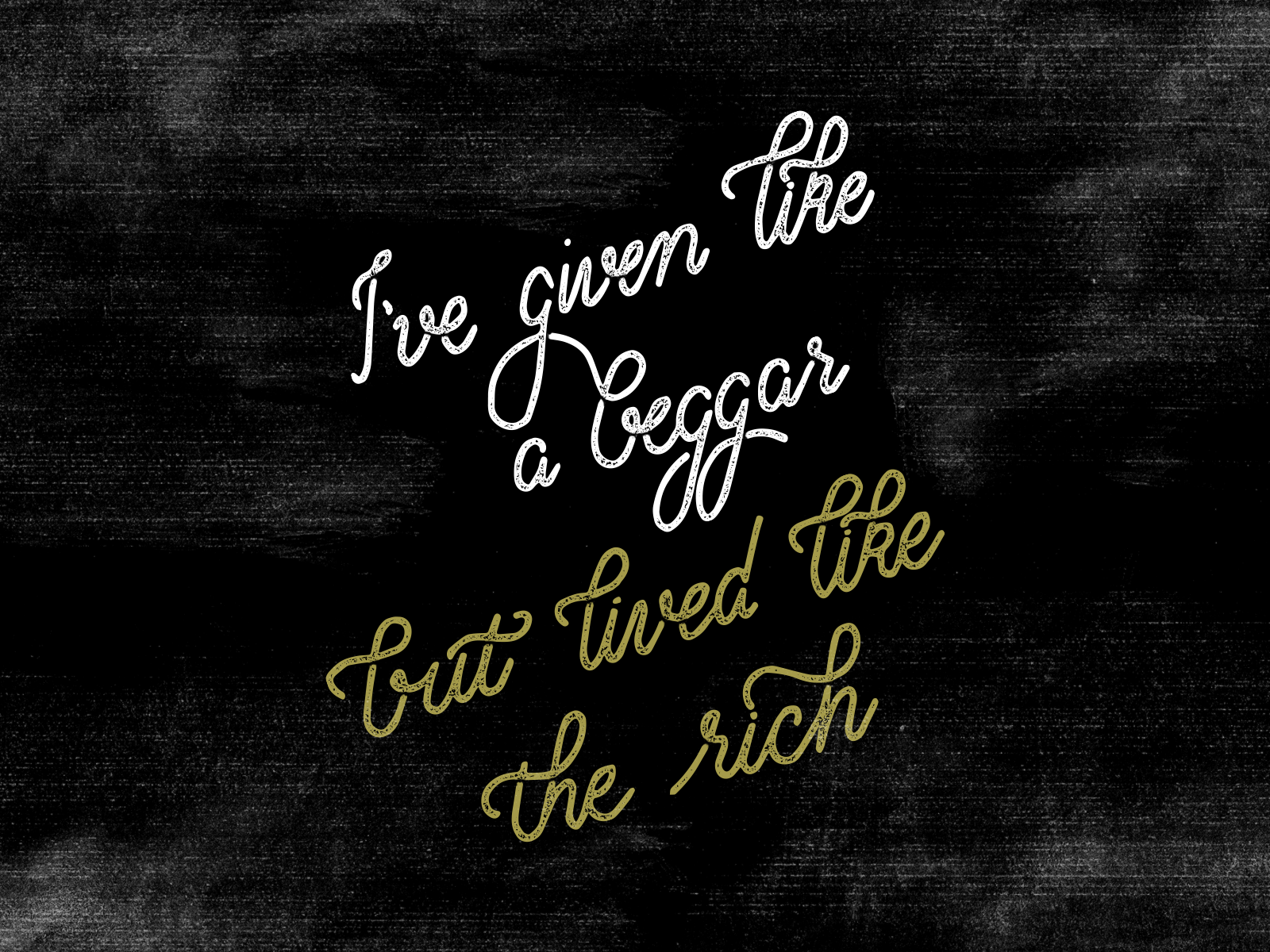 Given by Ian Barnard on Dribbble