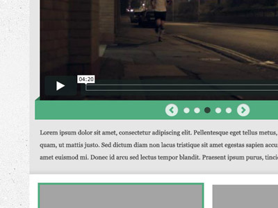 Video Carousel by ActionAction on Dribbble
