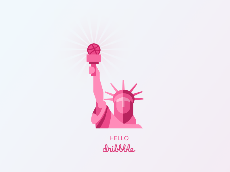 Hello Dribbble by An Yongsheng on Dribbble
