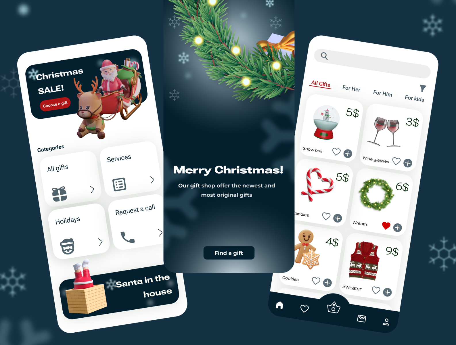 Gift store Mobile app by Мария Хайко on Dribbble