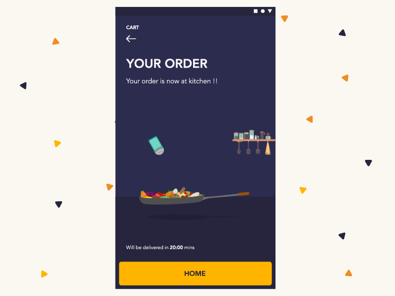 View Order Screen by Rajabutheen on Dribbble
