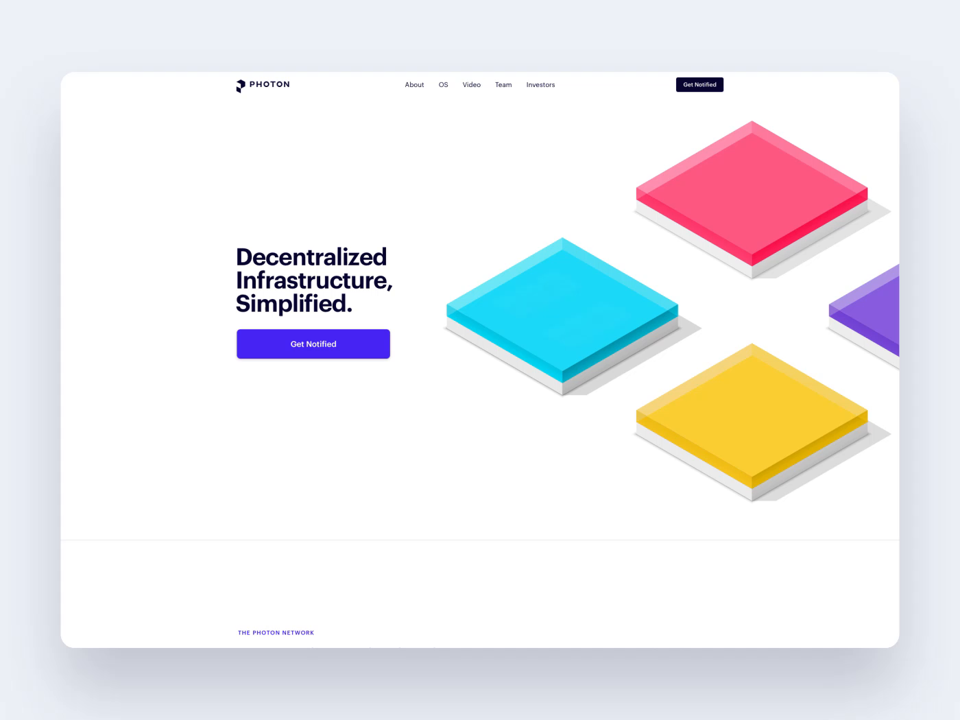 Photon Network Landing Page (🎉🎉🎉Featured!!!) by Sandeep Prabhakaran for ...
