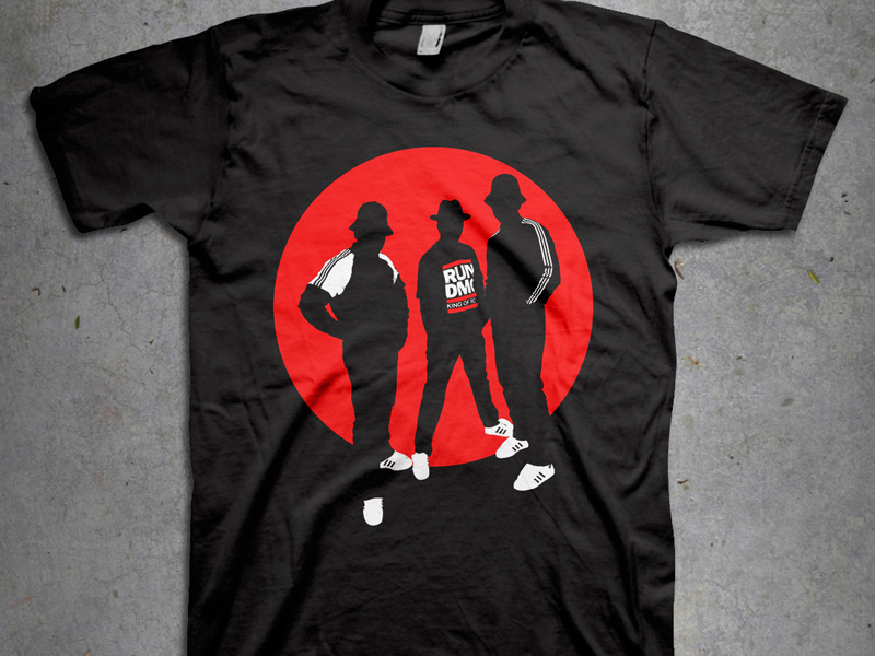 Run DMC - Silhouettes by Geoff May on Dribbble