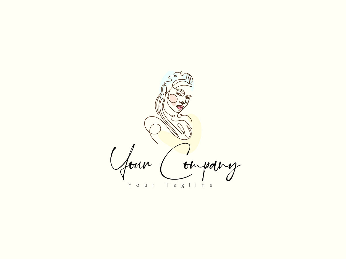 Line art logo Design Hand Drawn by Comet IT™ on Dribbble