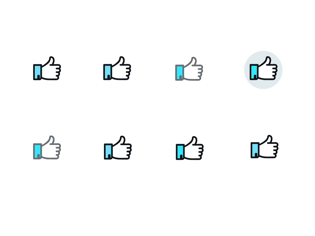 Like Button UI Animations by Roman Serebryakov on Dribbble