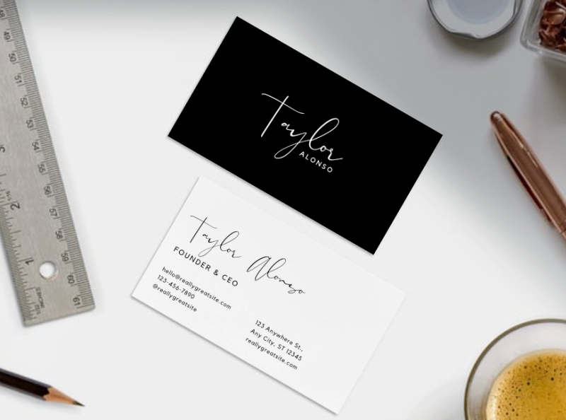 business card by Dika Breslin on Dribbble