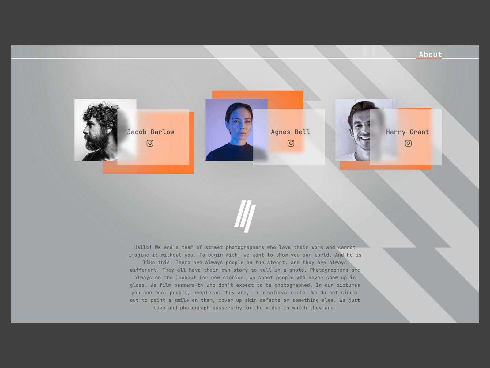 StrPhoto web by Ilya Kalinin on Dribbble