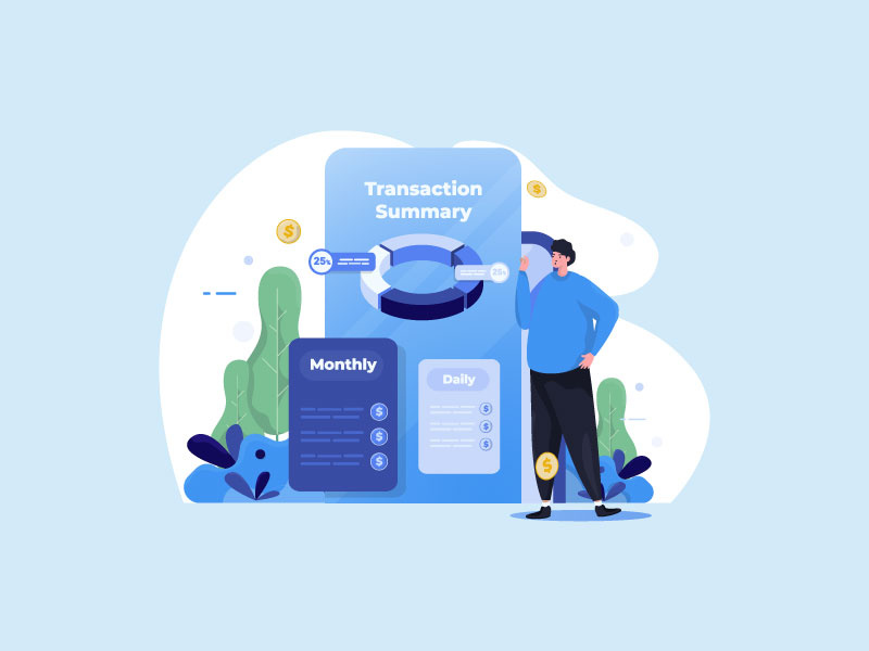 Financial Transaction Report by Ilusiku Studio on Dribbble