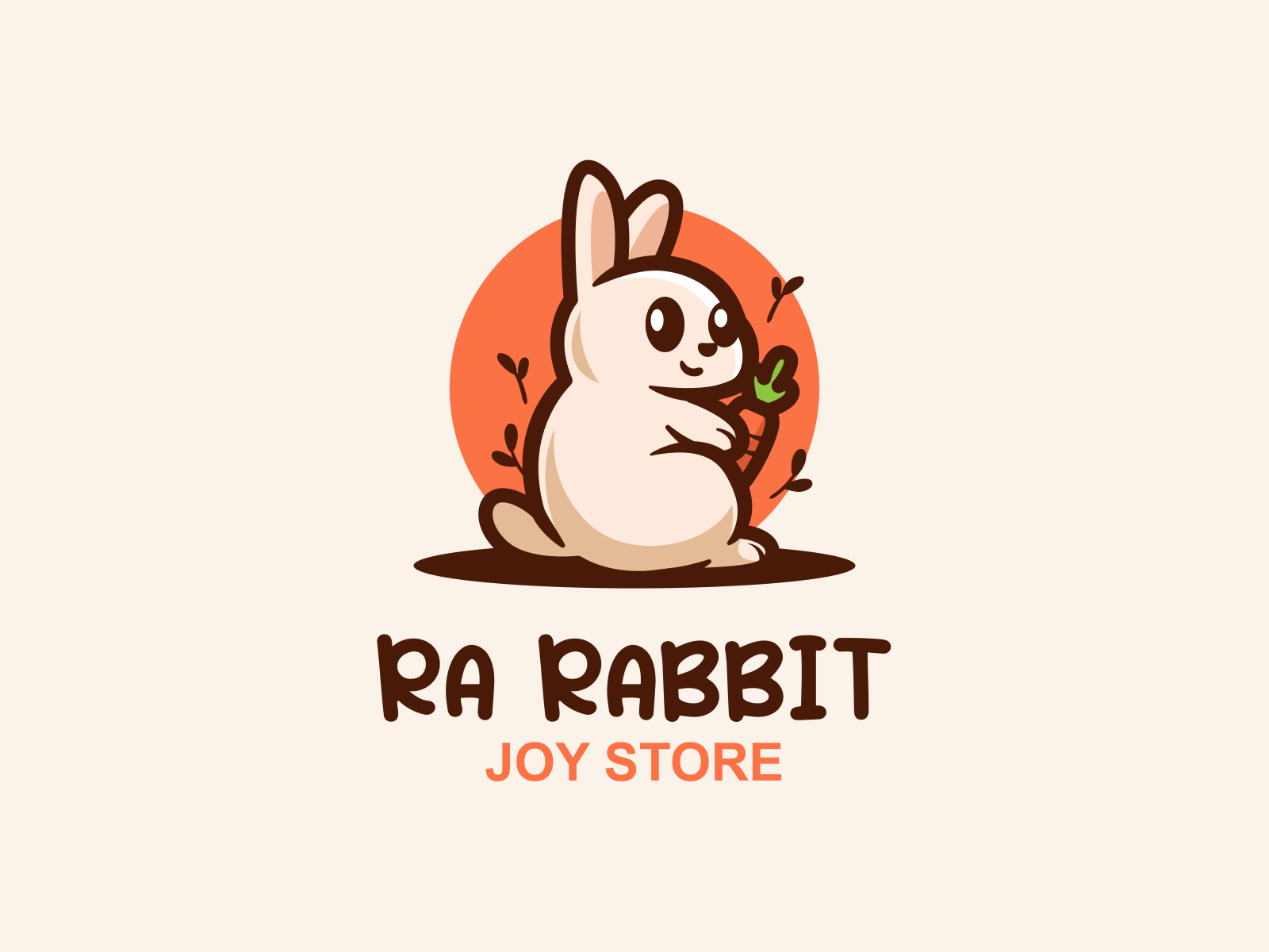 Ra Rabbit Cute Logo by cute things on Dribbble