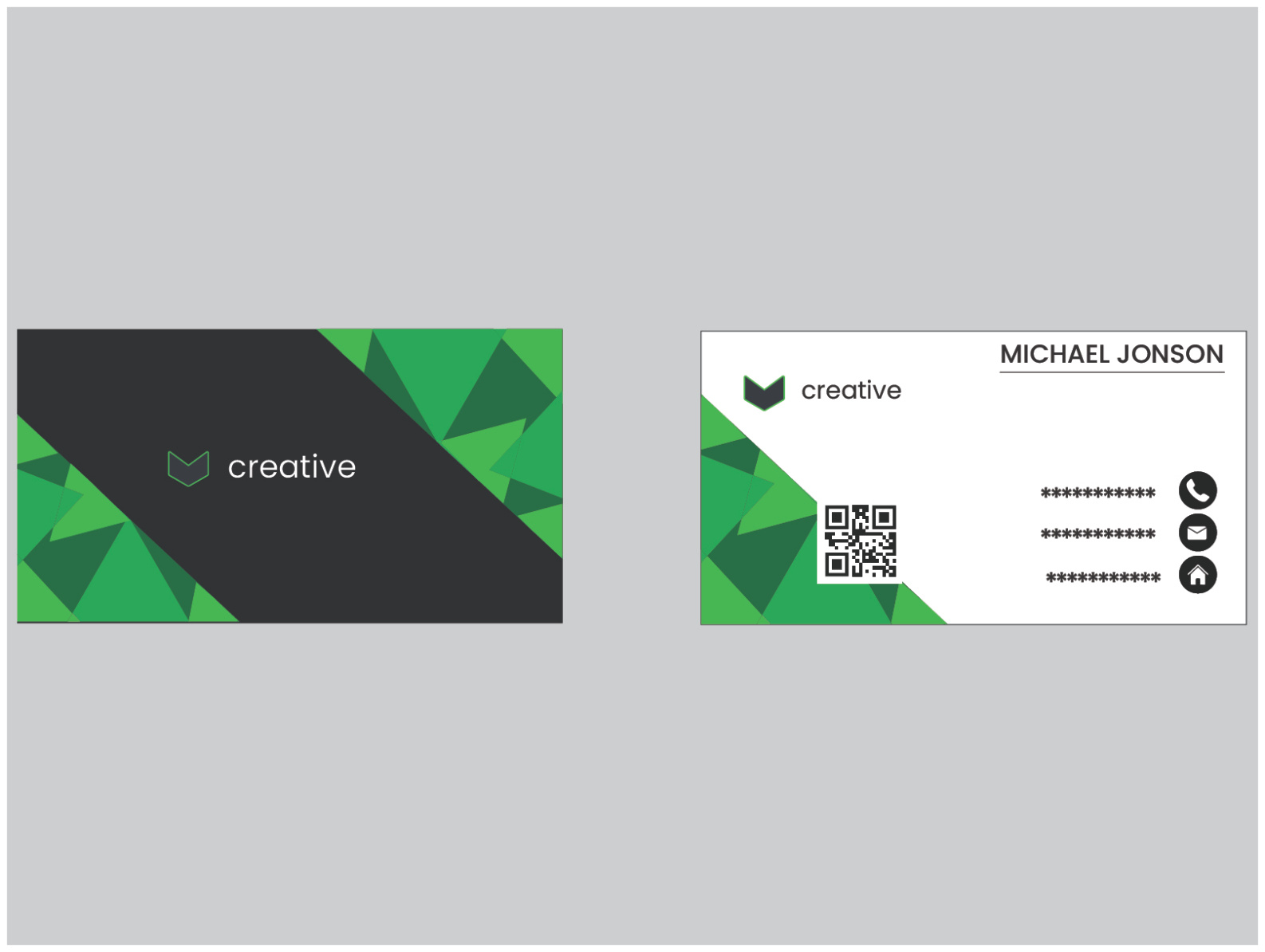 Business card design by Jawad Nirjon on Dribbble