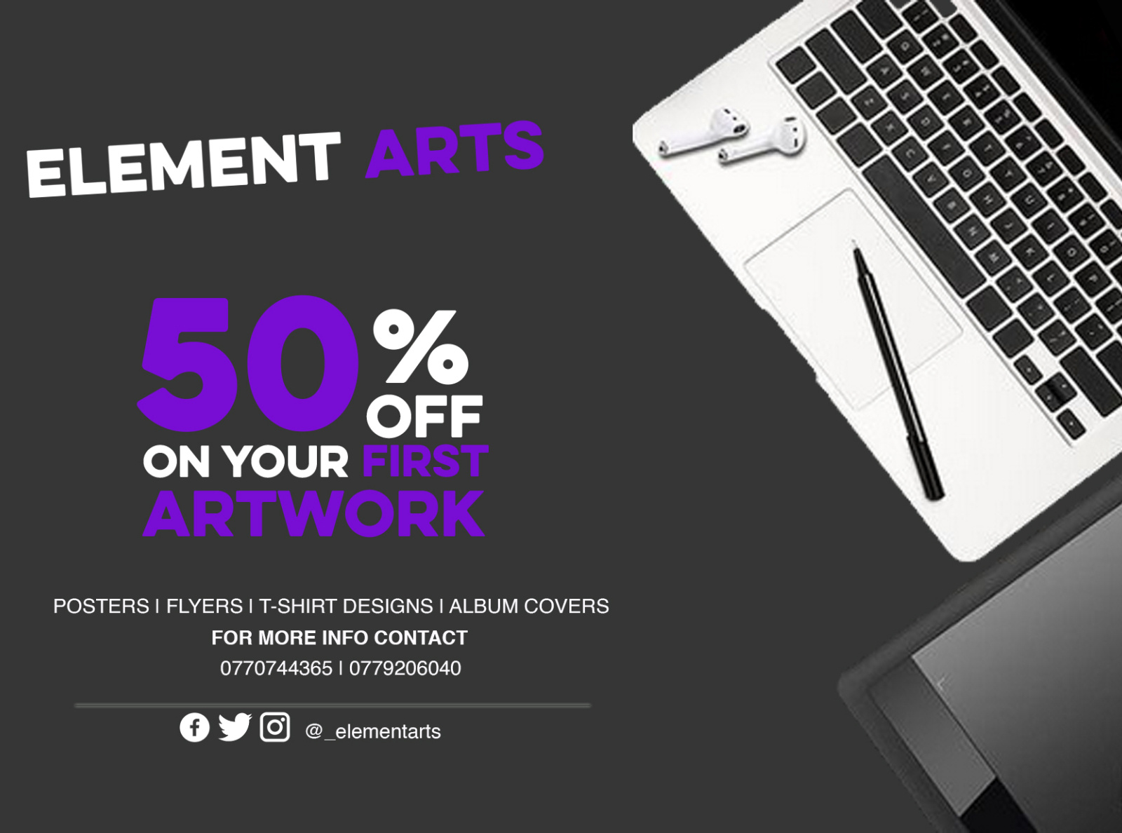 Graphic designing poster by Bwalya Justin on Dribbble