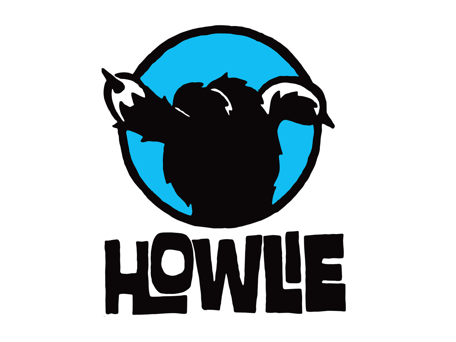 Howlie shaka logo by matt kuglitsch on Dribbble