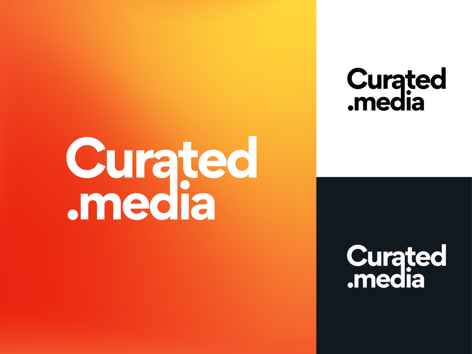 Curated Media - Logo Design by Curated Media on Dribbble