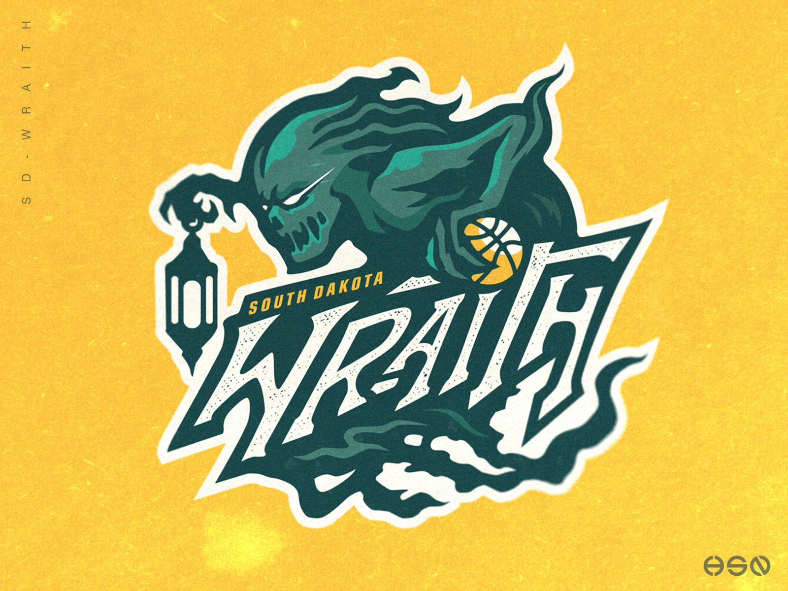 South Dakota Wraith Basketball Logo by Hassan Yazid on Dribbble