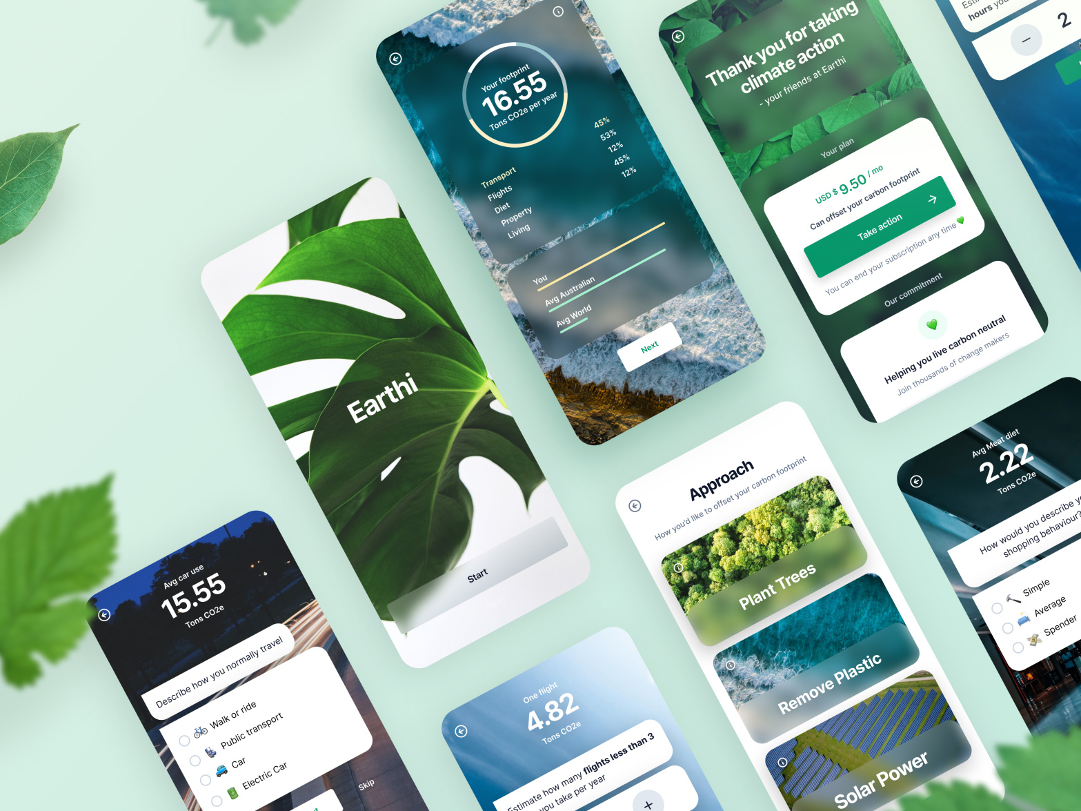 Nature & Climate App Design by Daniel Rad on Dribbble