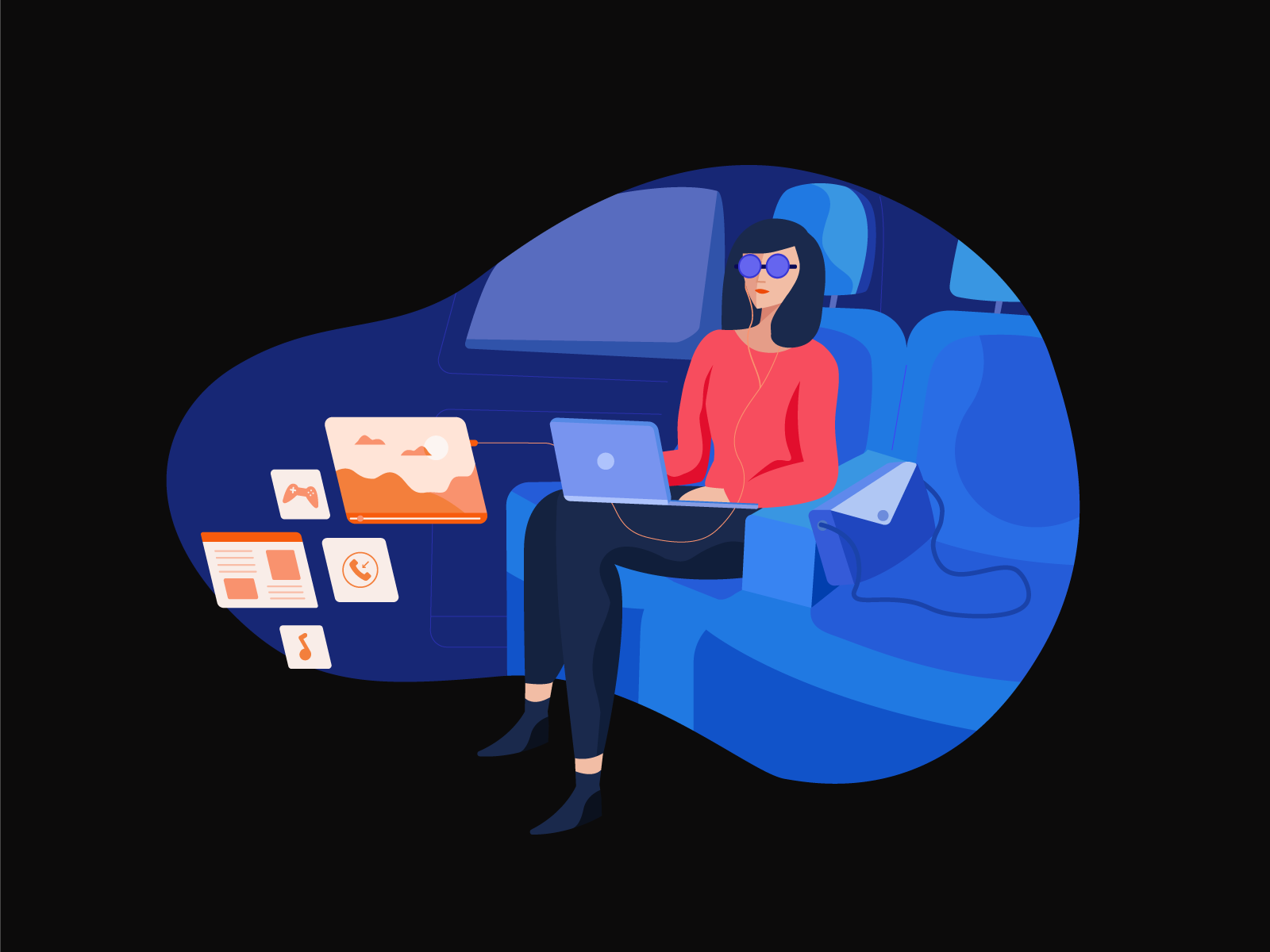 In-car entertainment II by Divya N on Dribbble