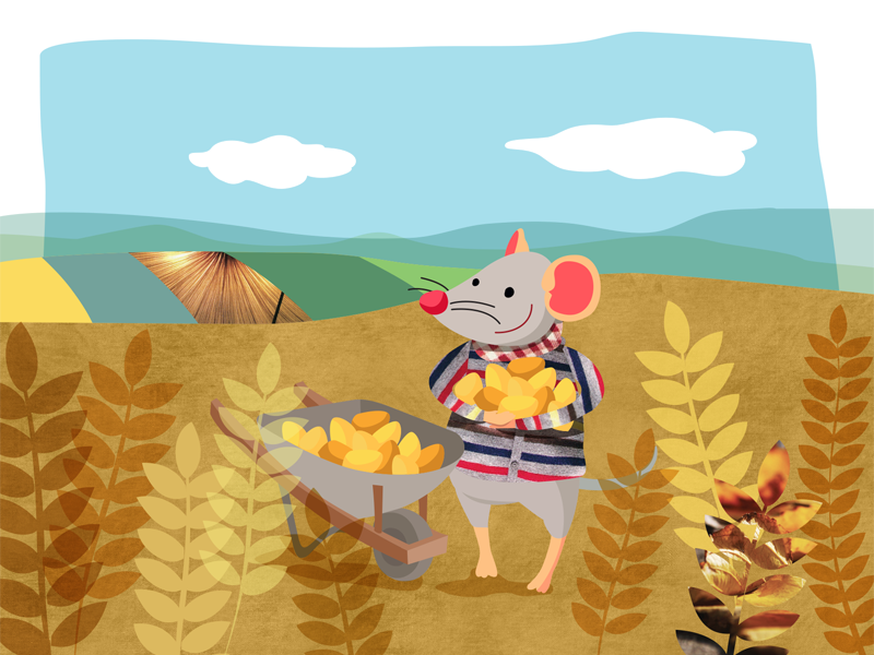 The country Mouse and the city mouse_1 by Lara Savoia on Dribbble
