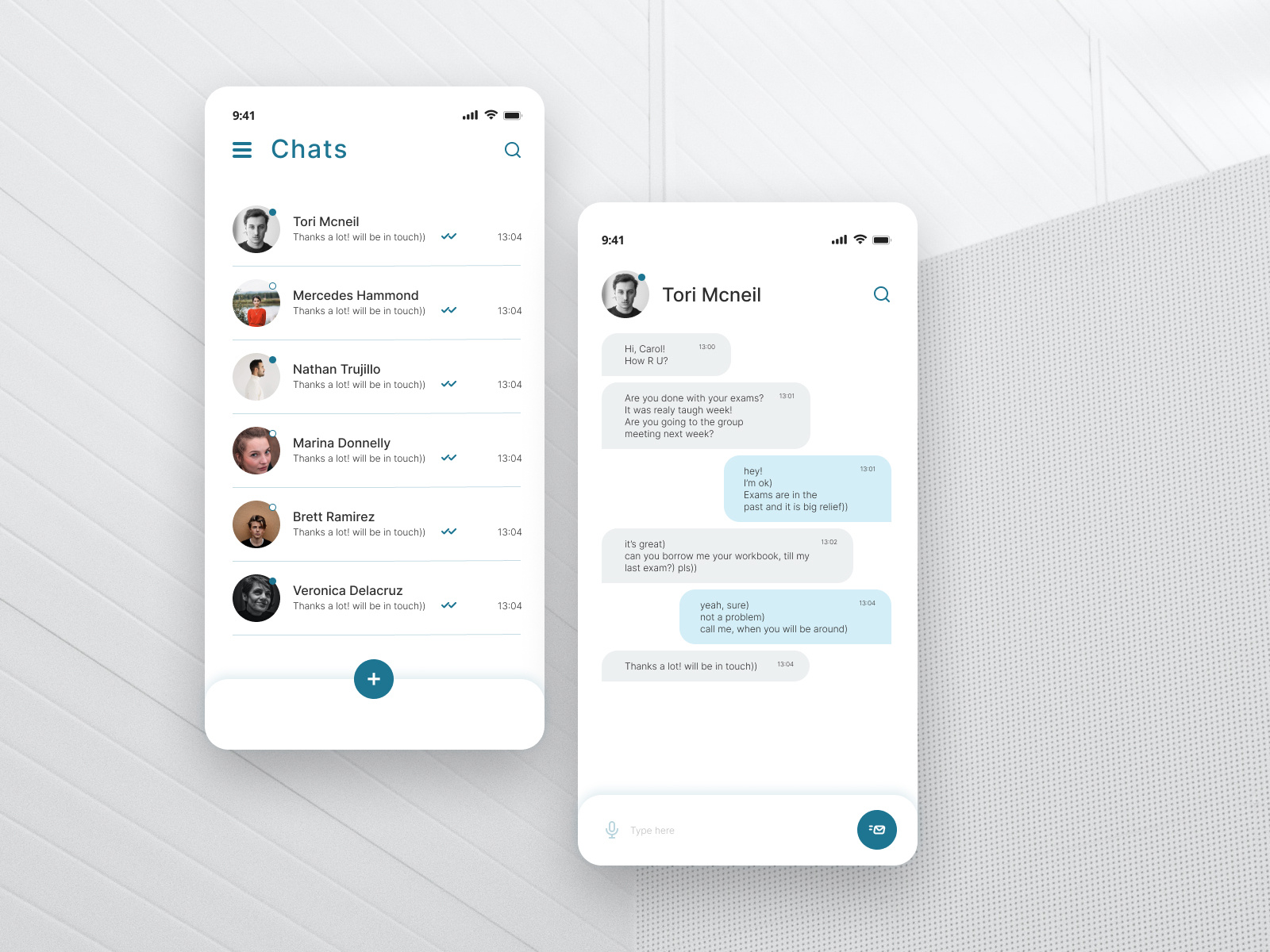 Direct Messaging by Oleksandra on Dribbble