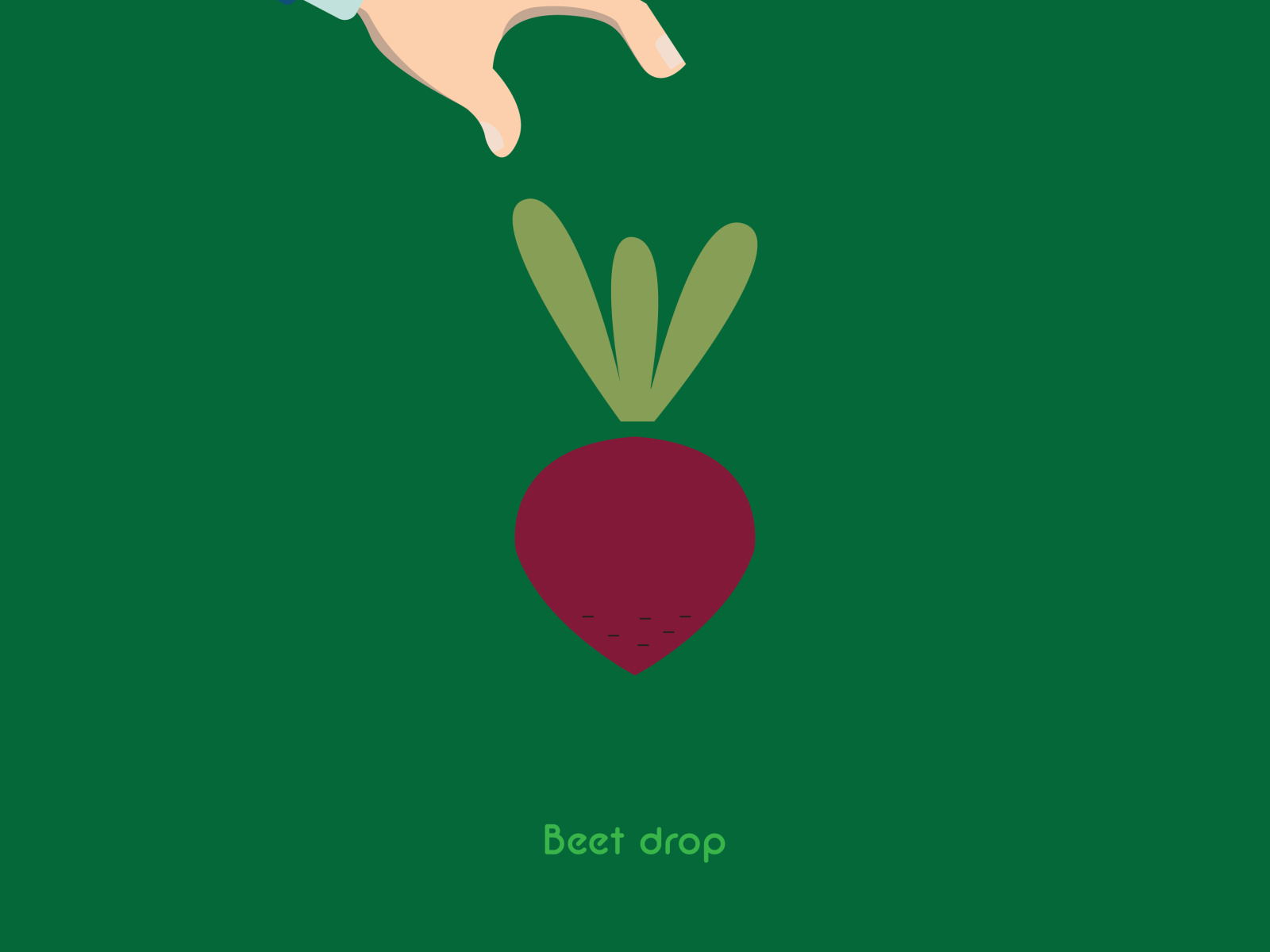 Beet Drop by Maharshi Ramarao on Dribbble