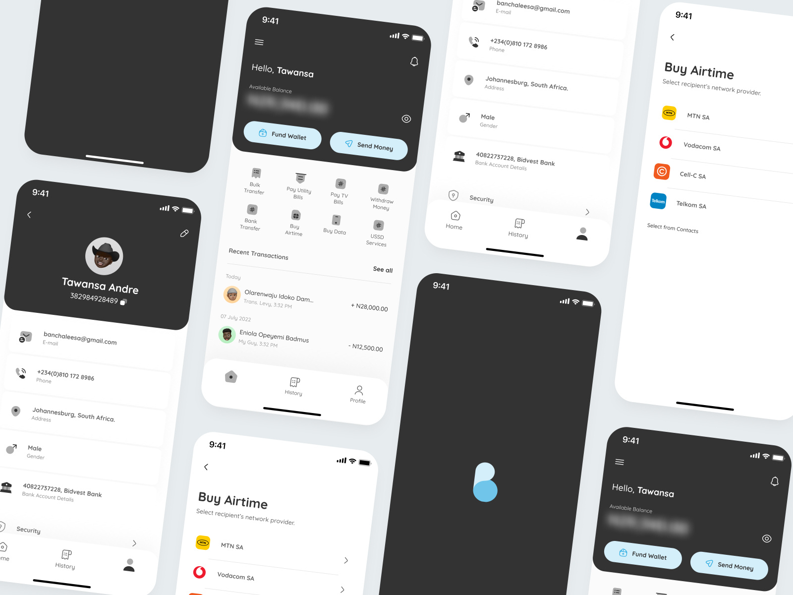 Fintech App UI Design by Timothy Ezeigbo on Dribbble