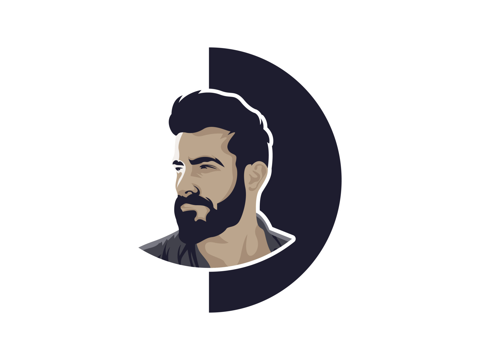 Men mascot design by reva72_art on Dribbble