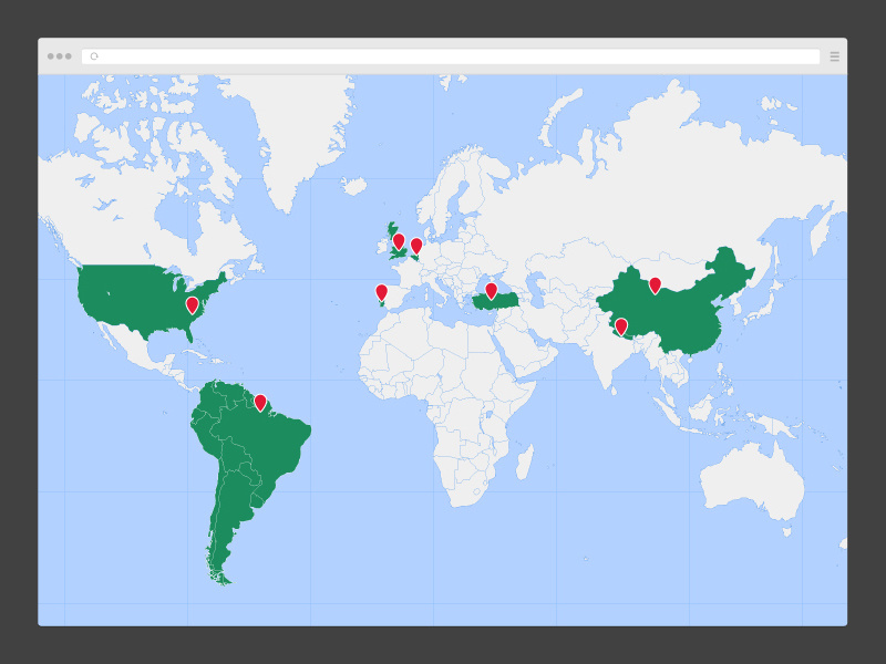 Location Map Illustration by Ravindra Fauzdar on Dribbble