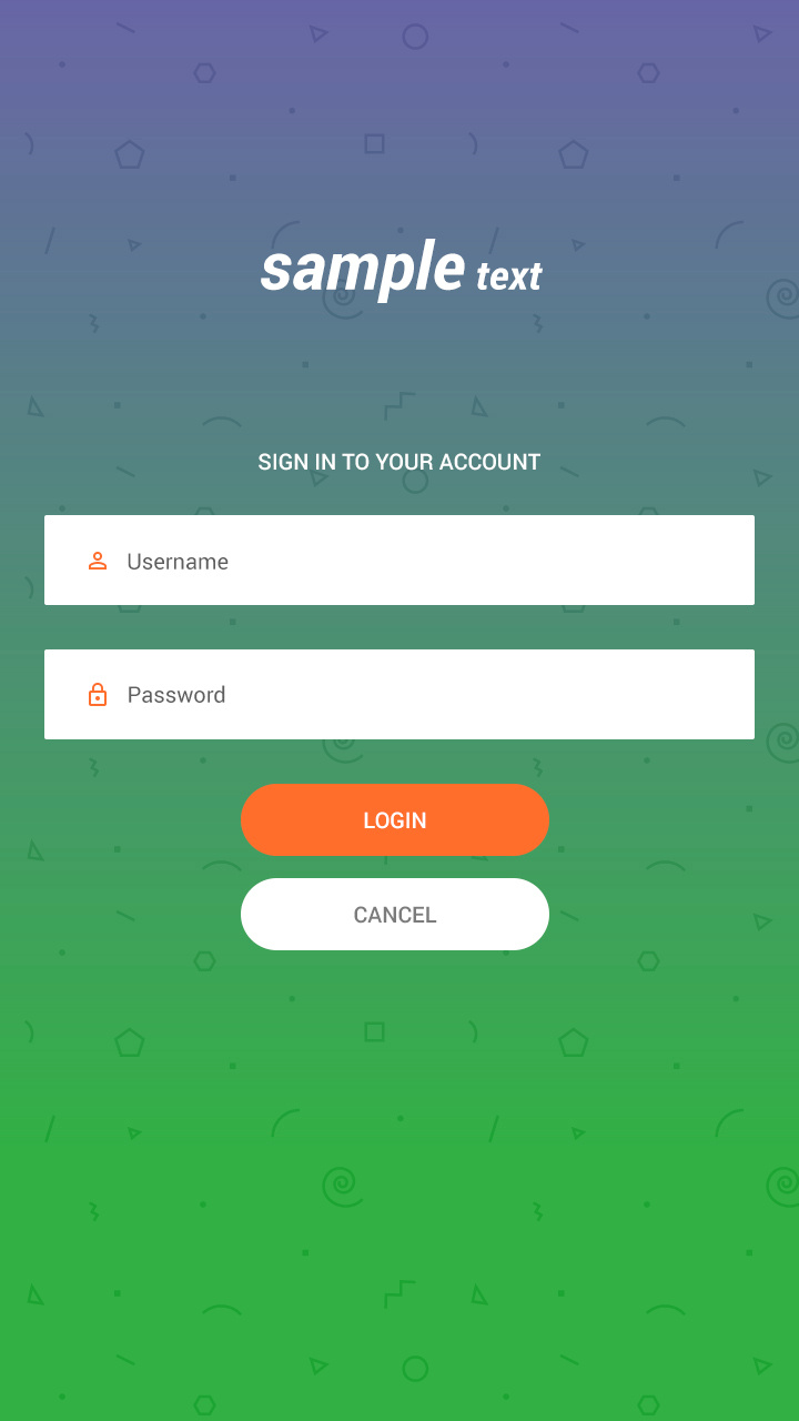 Dribbble - login-ui.jpg by Ravindra Fauzdar