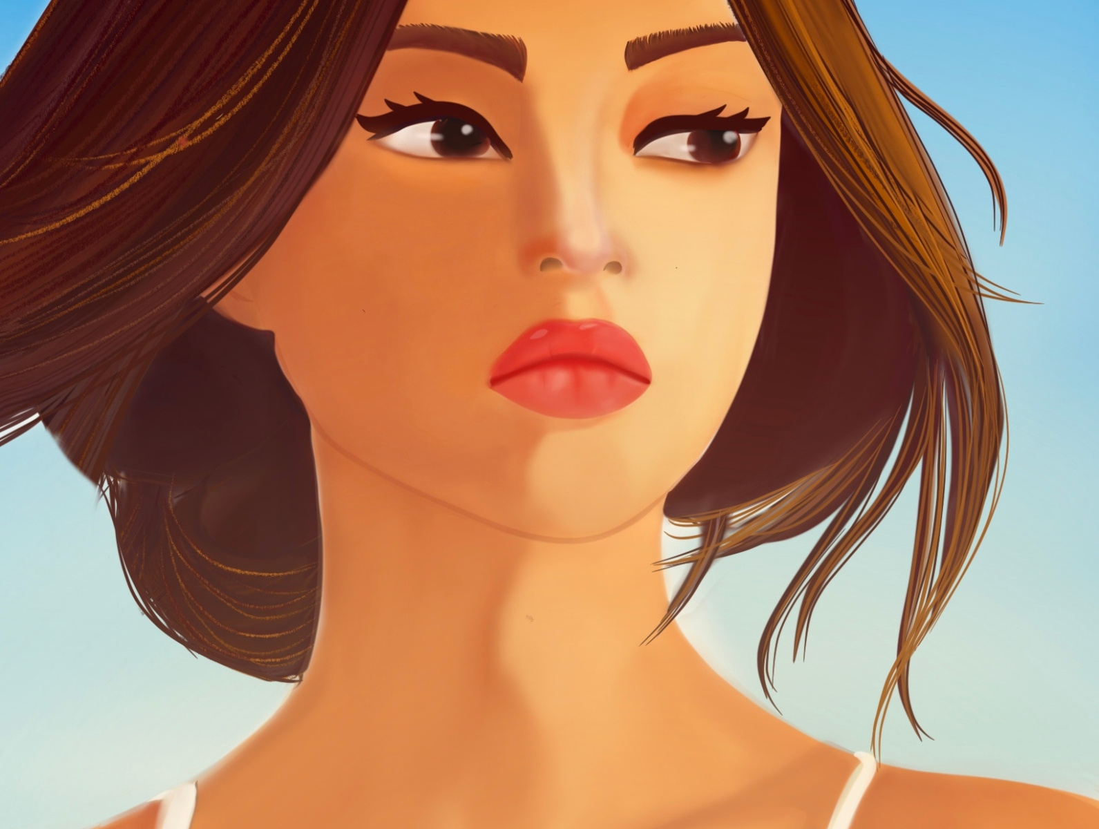 Cute girl by sahani desilva on Dribbble