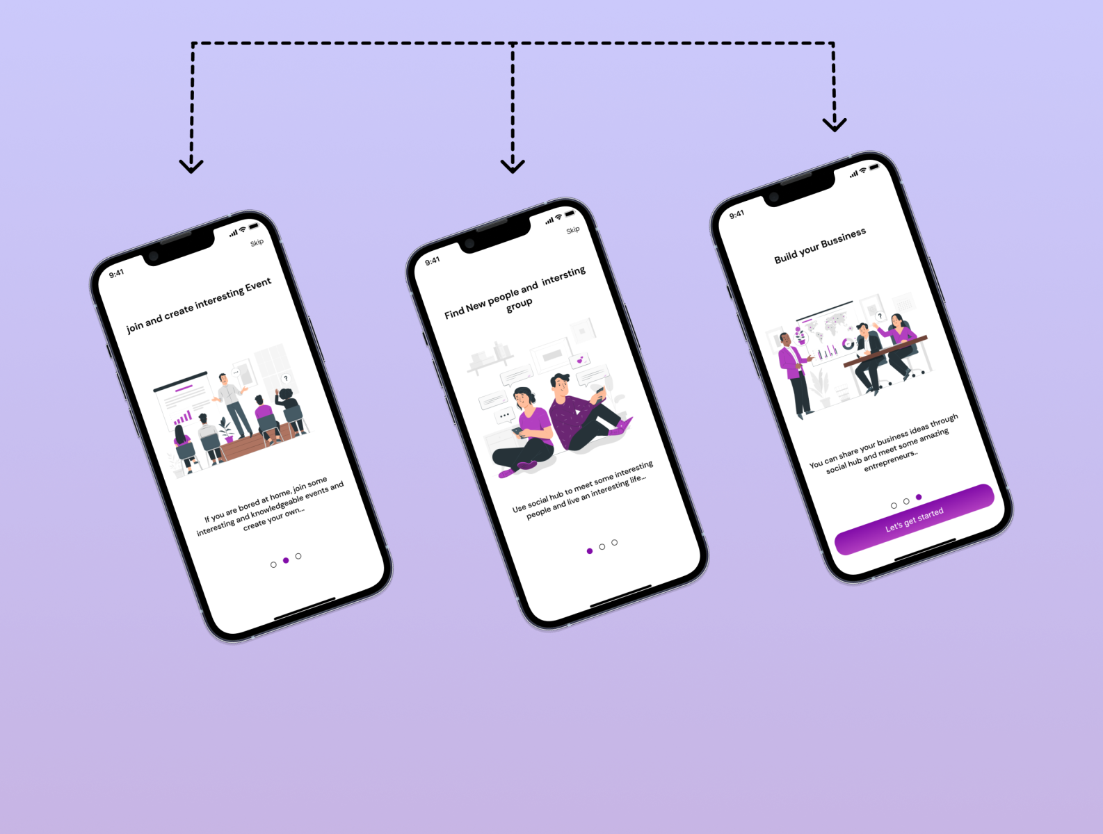 IOS / ON BOARDING SCREEN by Hardeep pandya on Dribbble