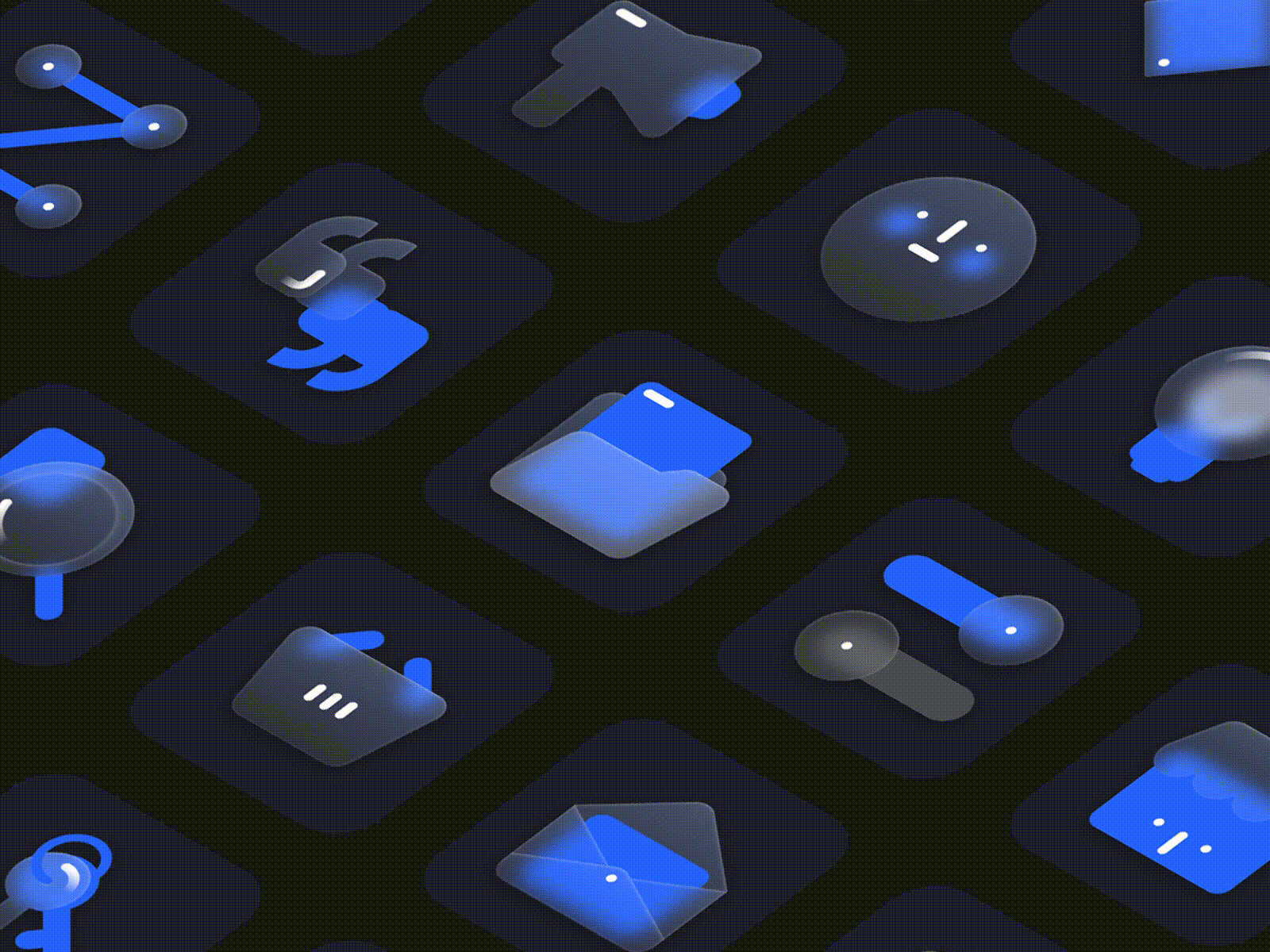 Glassmorphism icons by Twolinecode on Dribbble
