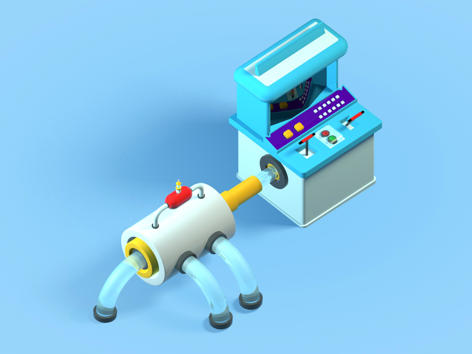 Tiny Machine by Roozbeham on Dribbble