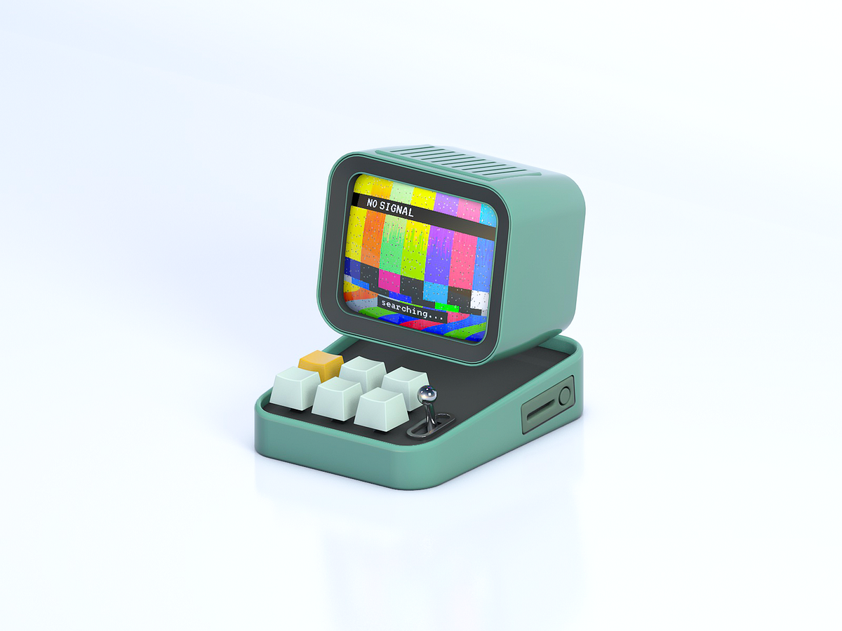 Retro PC by Roozbeham on Dribbble