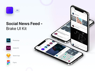 Social Media News Feed UI Kit by Cửa Nhôm Kính Xingfa on Dribbble