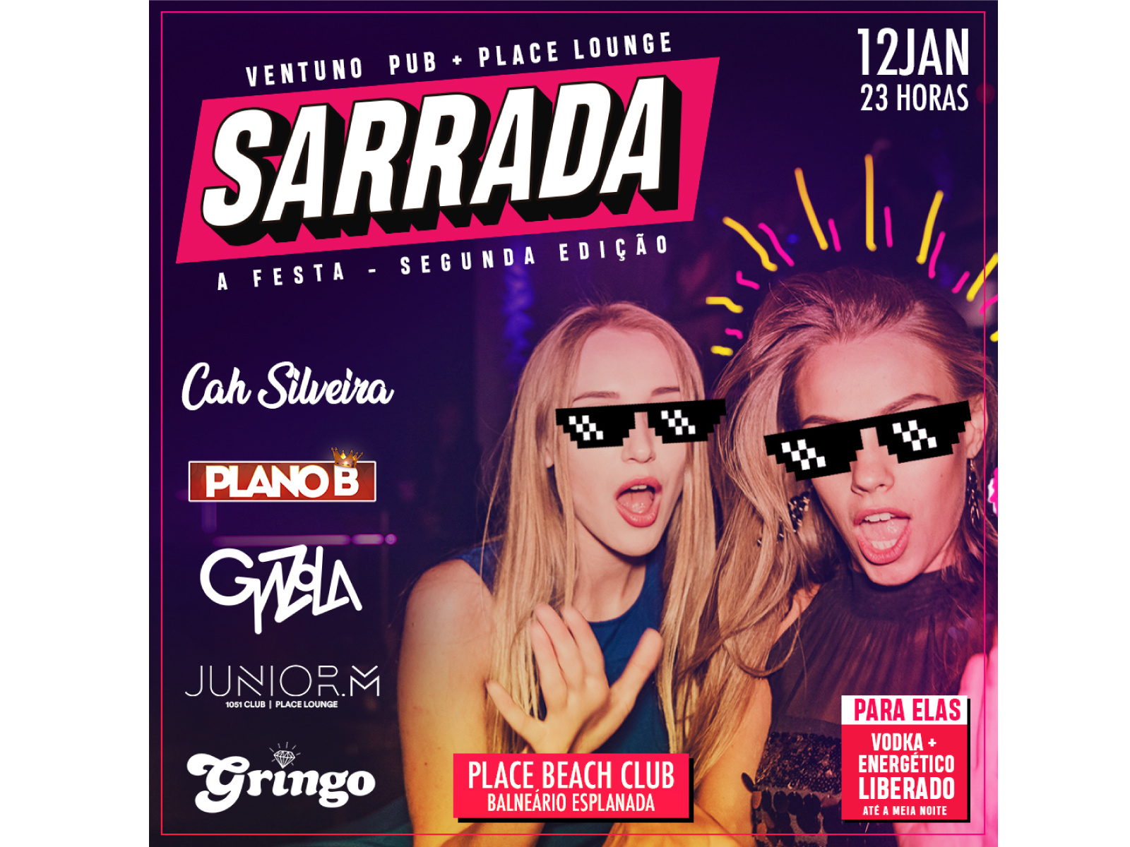 Party Poster - Sarrada II by Leandro Medeiros on Dribbble