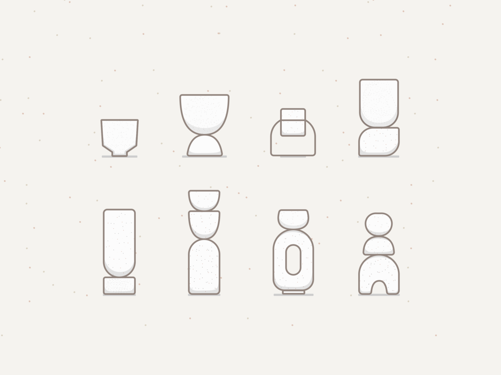 Ceramic Forms: Planters by Katy Ma on Dribbble