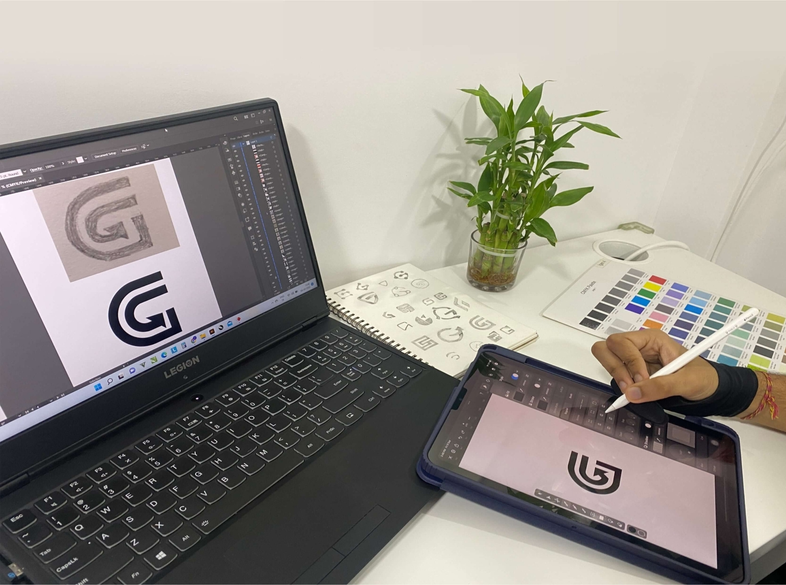 Gig Share Logo Process, Startup Logo Design, Brand Identity by waw ...