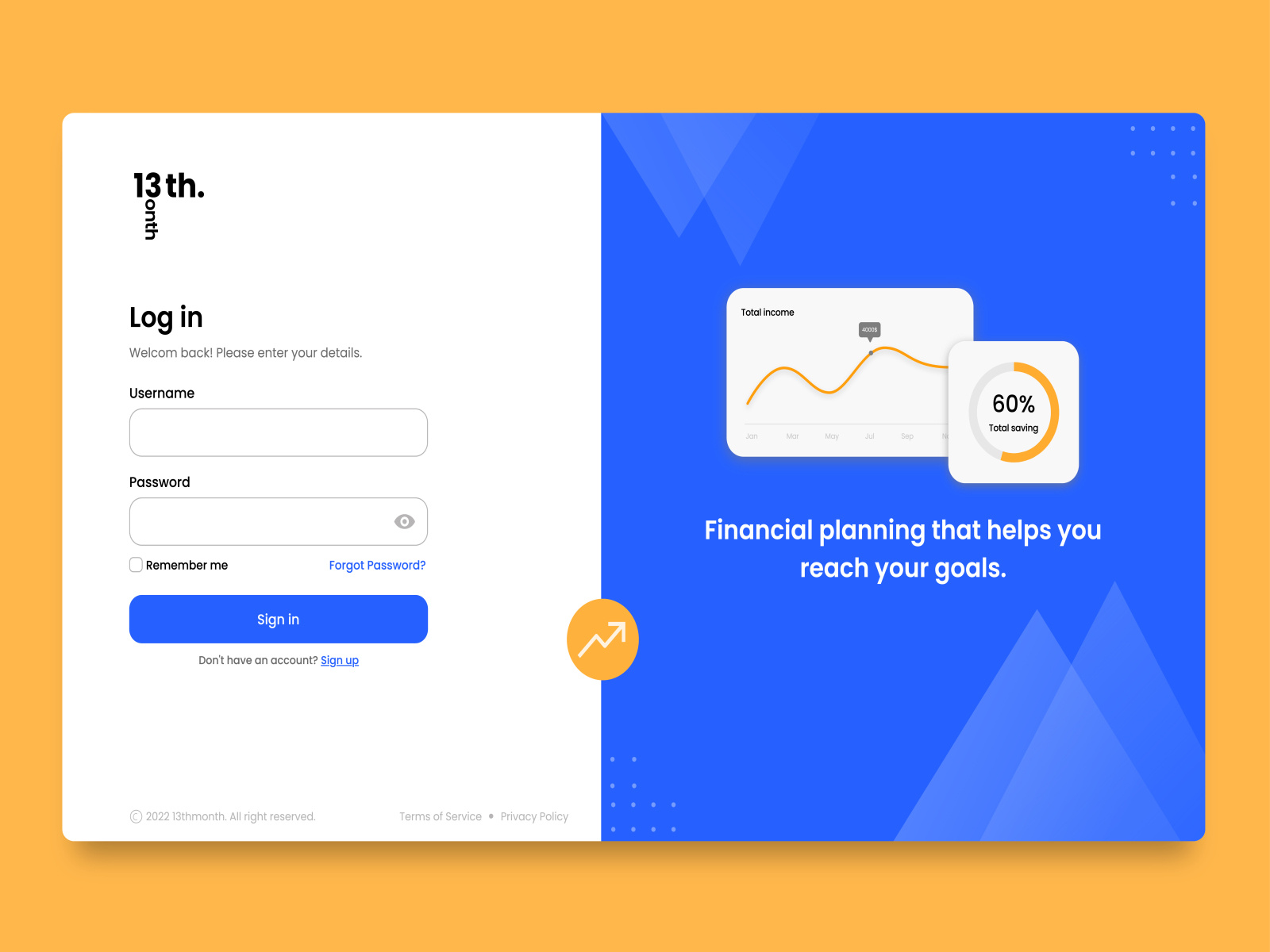 Dashboard-Log in/Sign up page Design by Aisaa on Dribbble