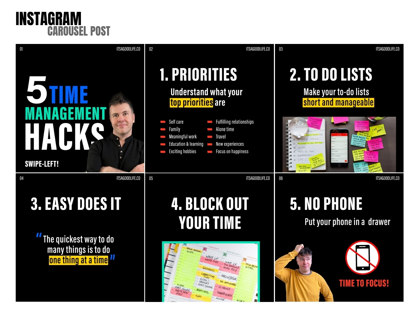 Instagram Carousel Post by Dan Chadney on Dribbble