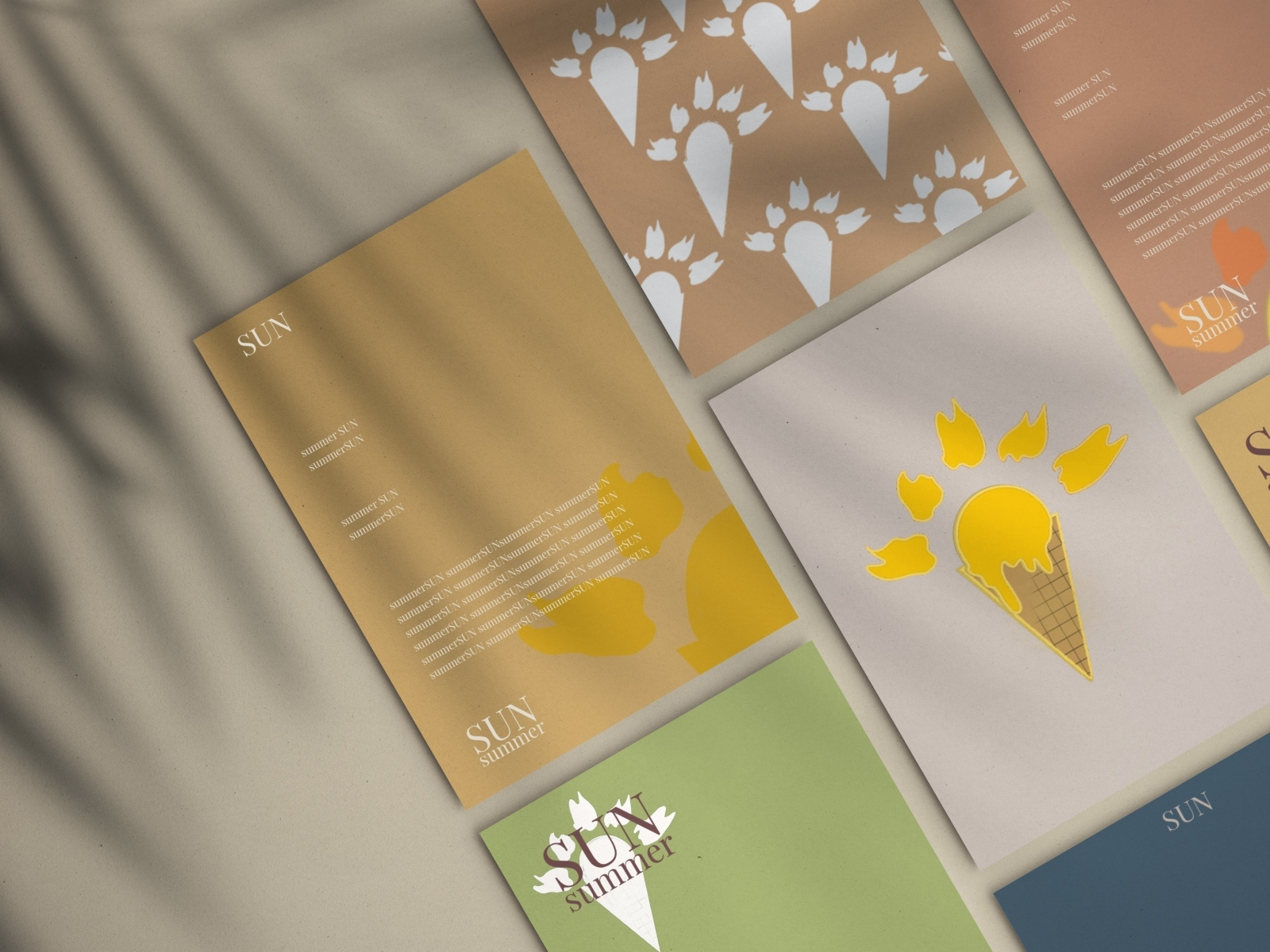 Logo sun summer - mack up magaz by Anna on Dribbble