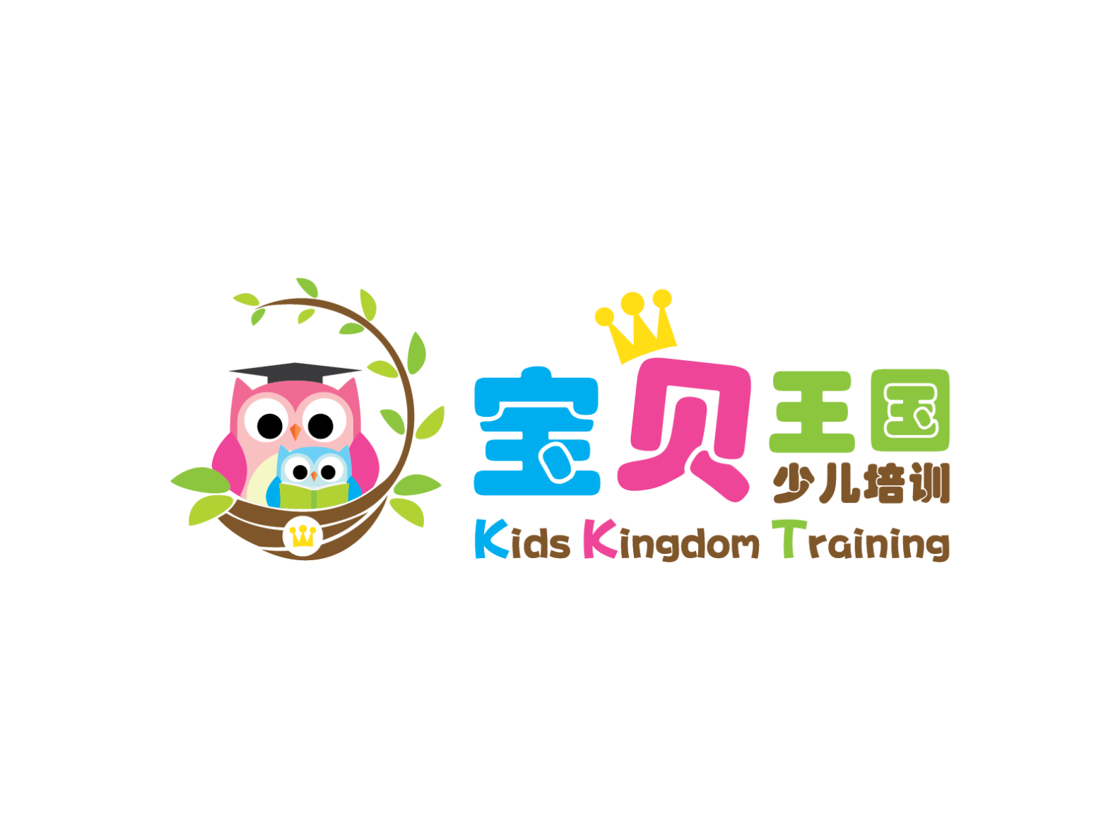 Logo design - Kids Kingdom Training🦉📕 by Wai Bing Chan | Freelance ...