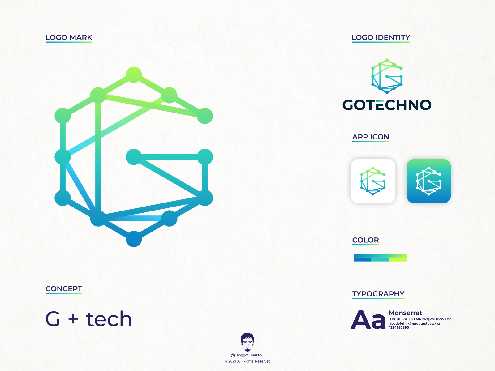 Gotechno logo design by Jenggot Merah on Dribbble