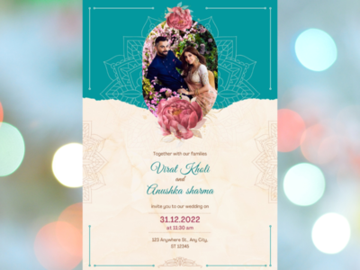Digital Wedding Invitation Card by Sneha on Dribbble
