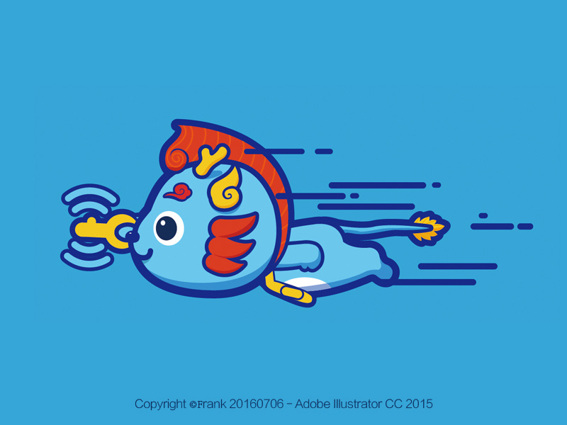 Baby Qilin－2 by Frank Wang on Dribbble