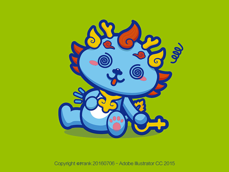 Baby Qilin－4 by Frank Wang on Dribbble